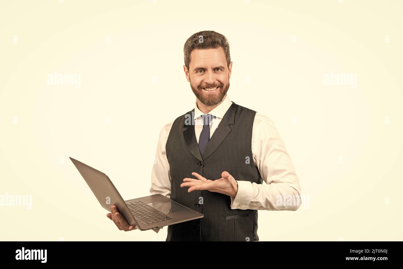 business success. programmer man use pc. entrepreneur. agile business Stock Photo - Alamy