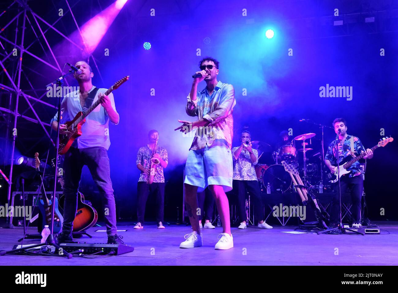 Arena sul Lago, Modena, Italy, August 26, 2022, Carl Brave ...