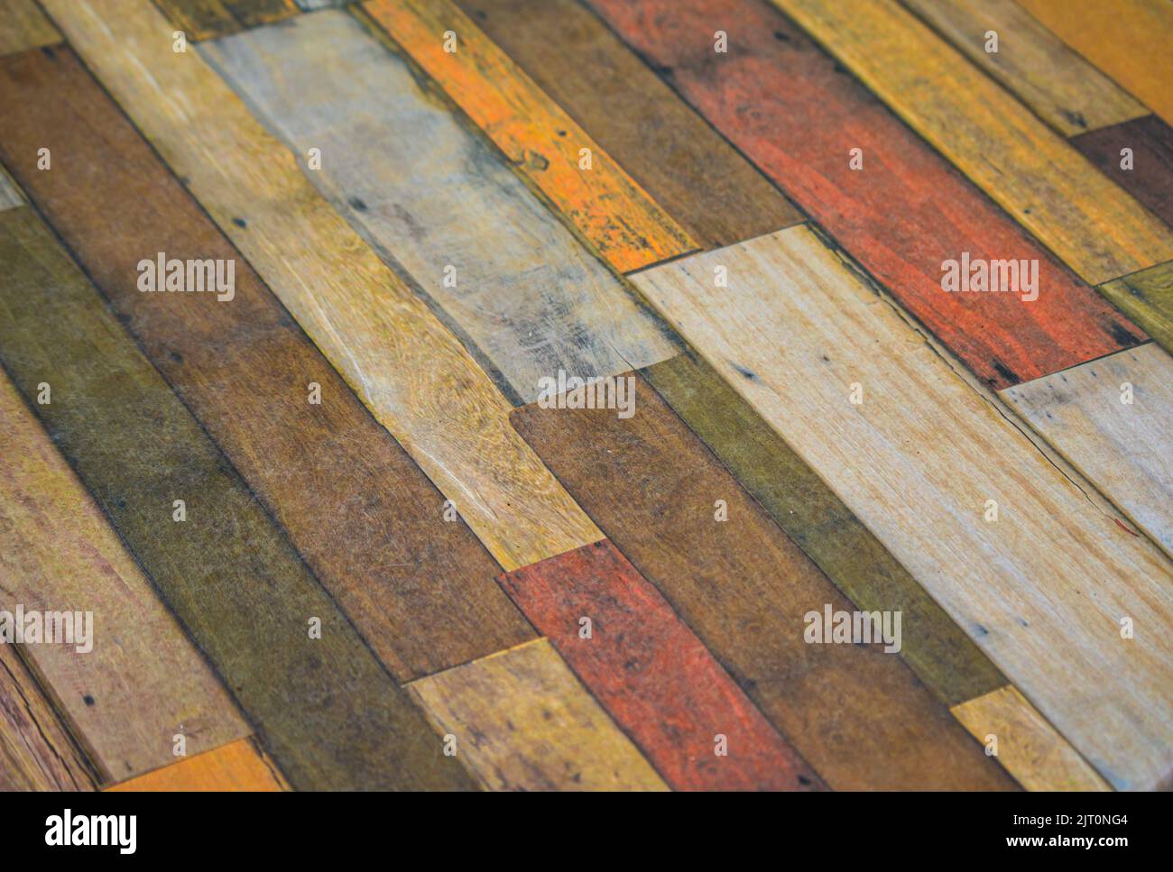A different color of vertical tiles on the floor Stock Photo - Alamy