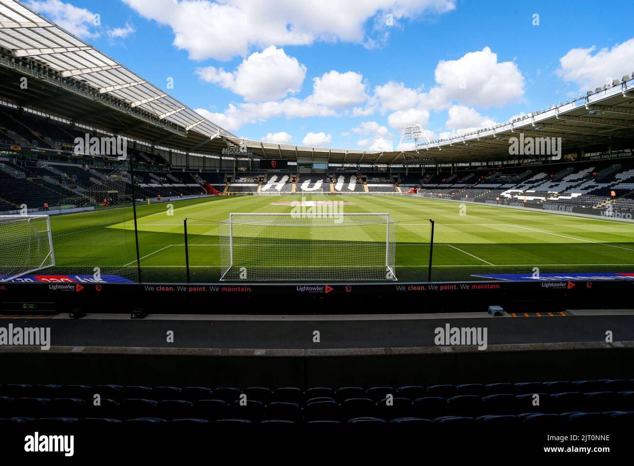General interior view of MKM stadium, home stadium of Hull City Stock ...