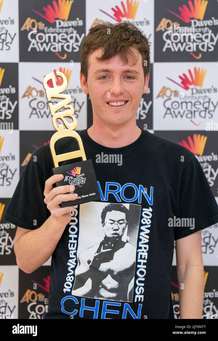 Sam Campbell winner of Dave's Edinburgh Comedy Award 2022 at the Edinburgh Festival Fringe ...