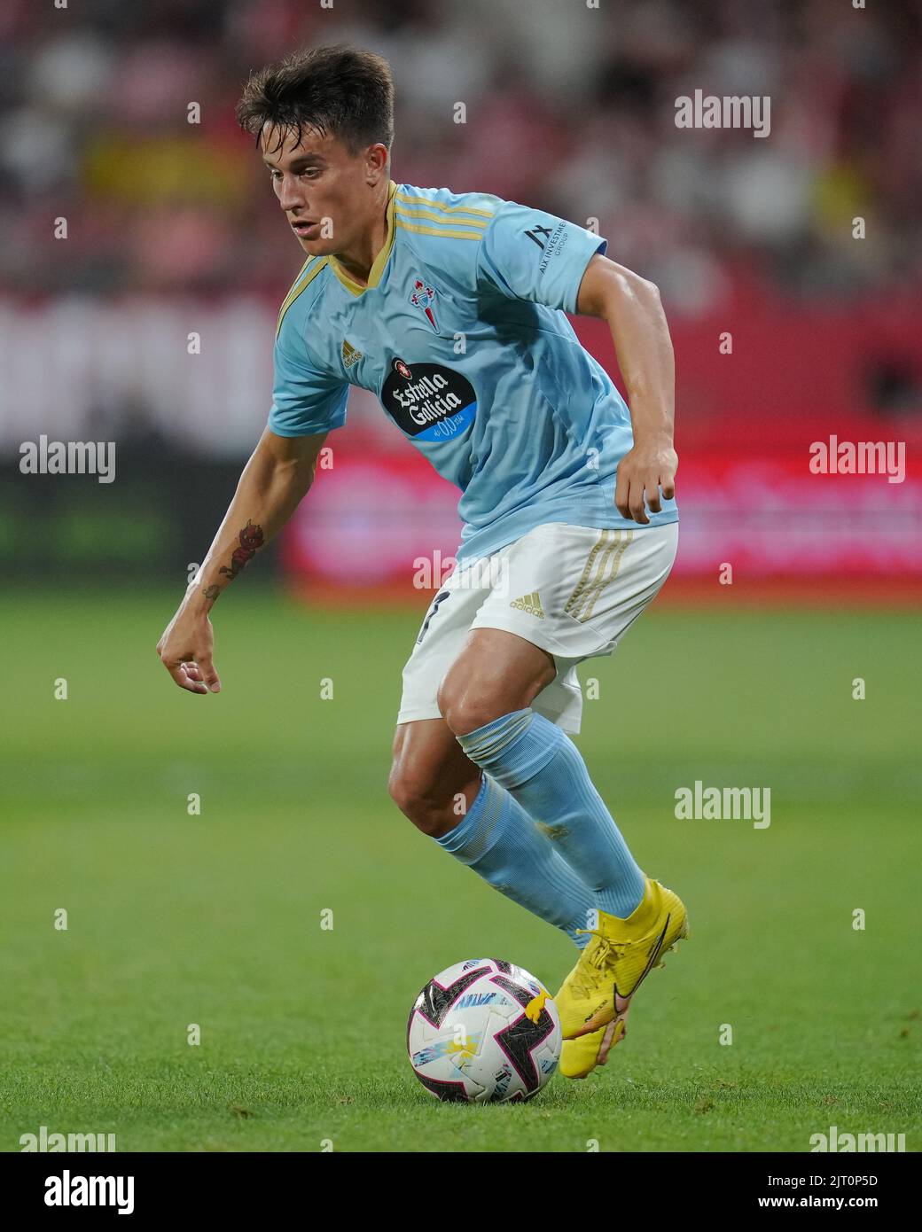 Franco Cervi of RC Celta during the La Liga match between Girona FC and ...