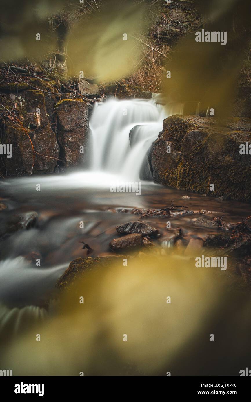 Famous Satiny waterfalls. Breathtaking, untouched nature around the ...