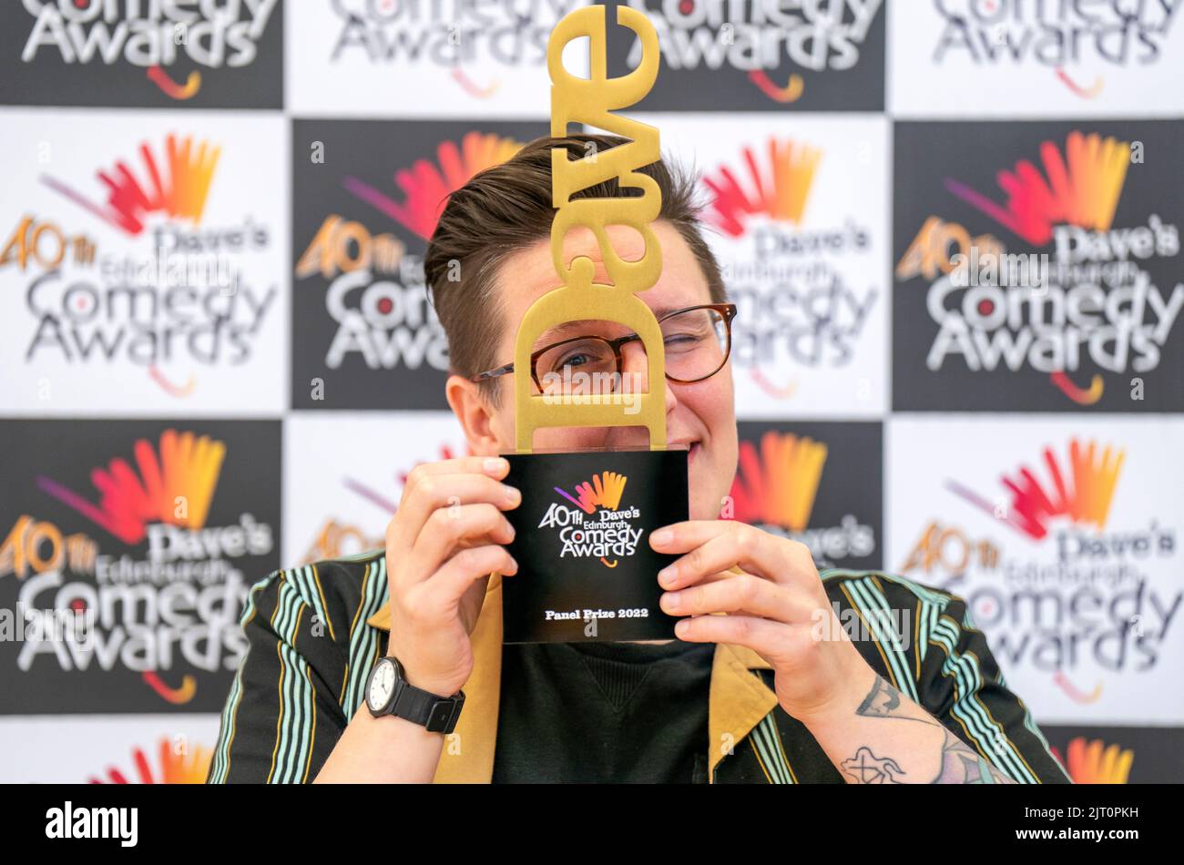 Sian Davies winner of Dave's Edinburgh Comedy Panel Award at the Edinburgh Festival Fringe ...