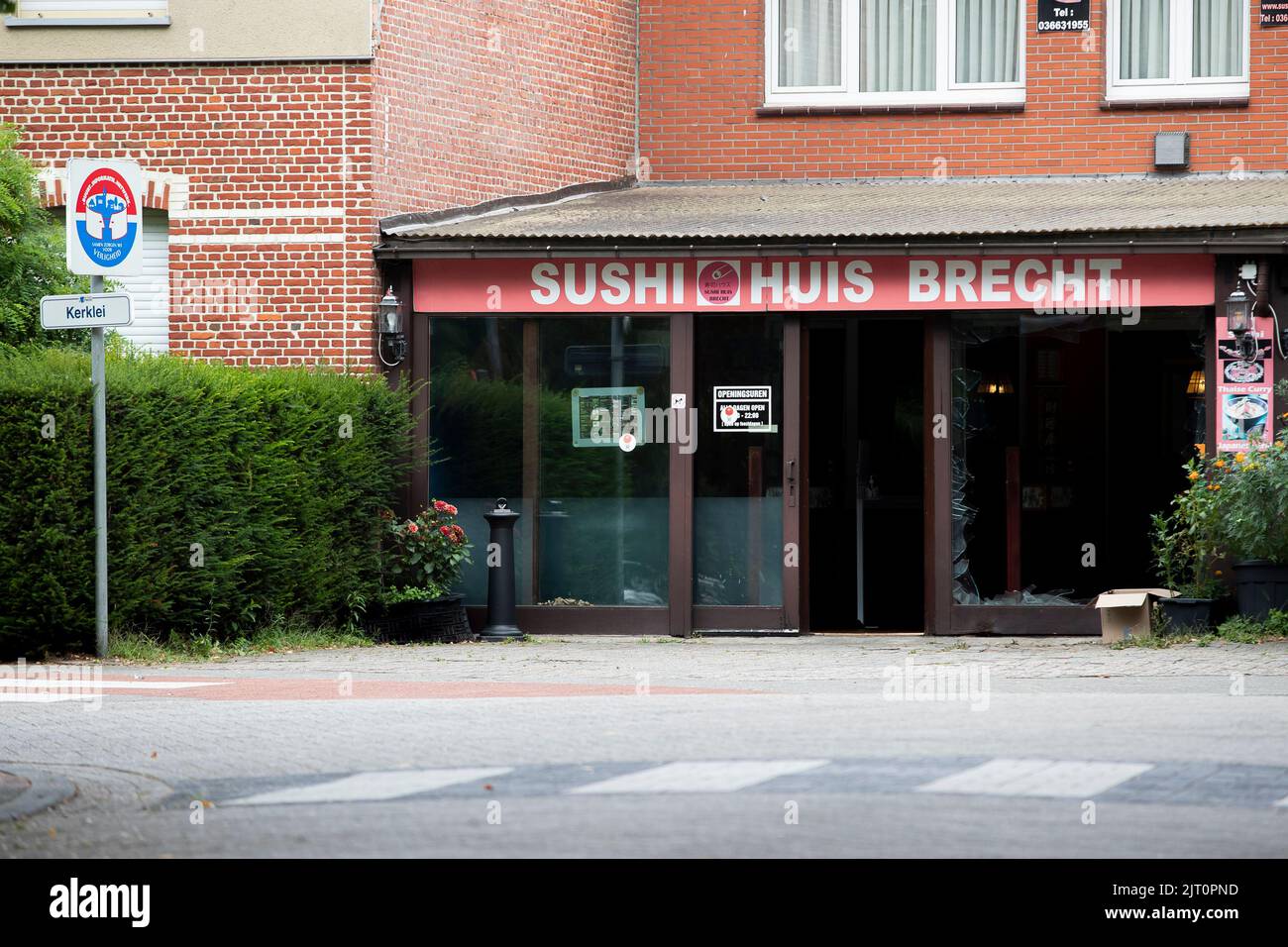 Illustration picture shows the Sushi Huis restaurant in Brecht, after ...