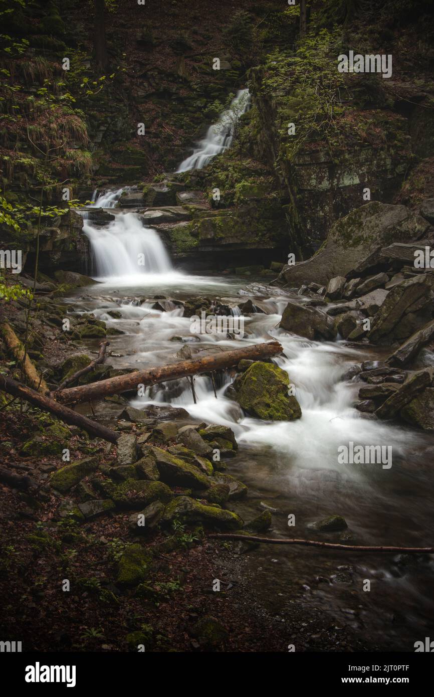 Satiny waterfall hi-res stock photography and images - Alamy