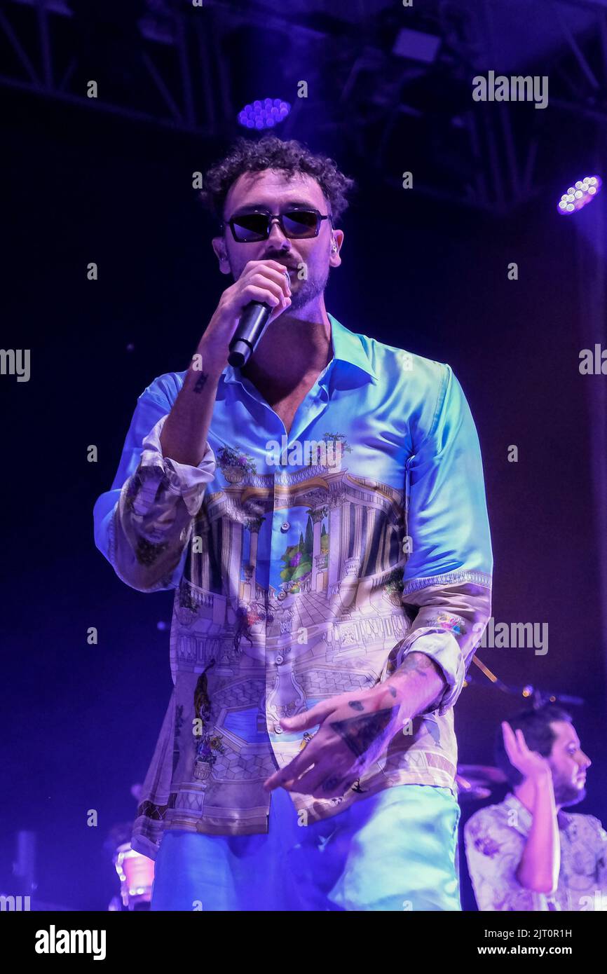 Arena sul Lago, Modena, Italy, August 26, 2022, Carl Brave during CARL ...