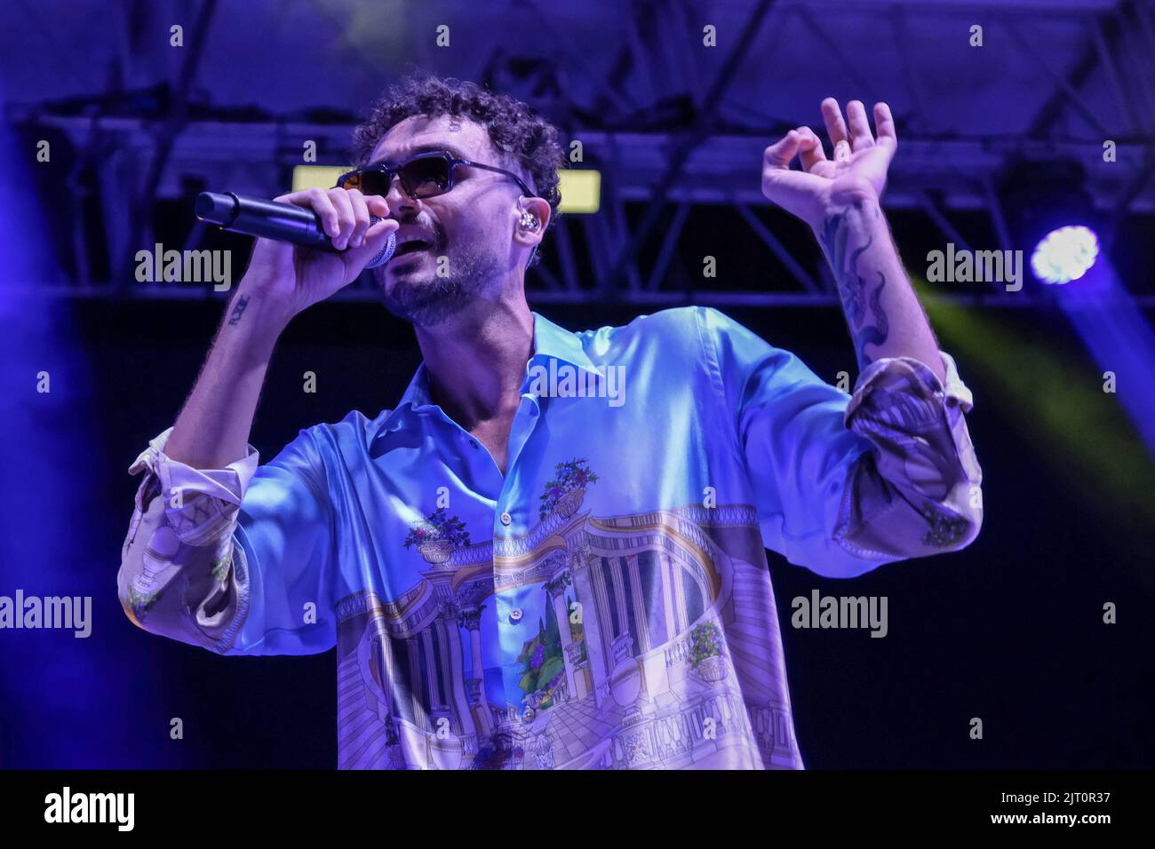 Arena sul Lago, Modena, Italy, August 26, 2022, Carl Brave during CARL ...