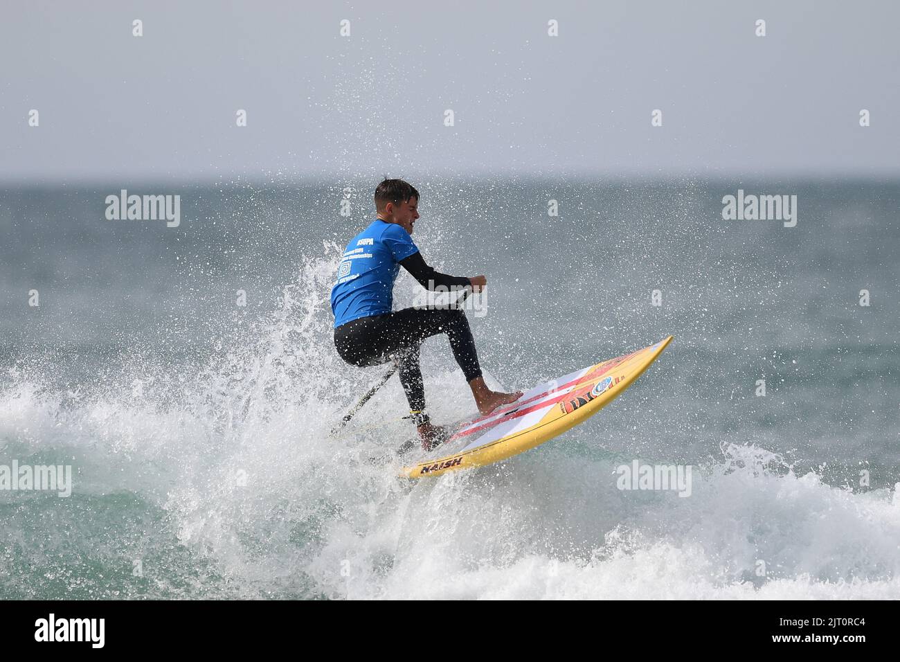 Stand Up Paddle Boarders Stock Photo - Alamy