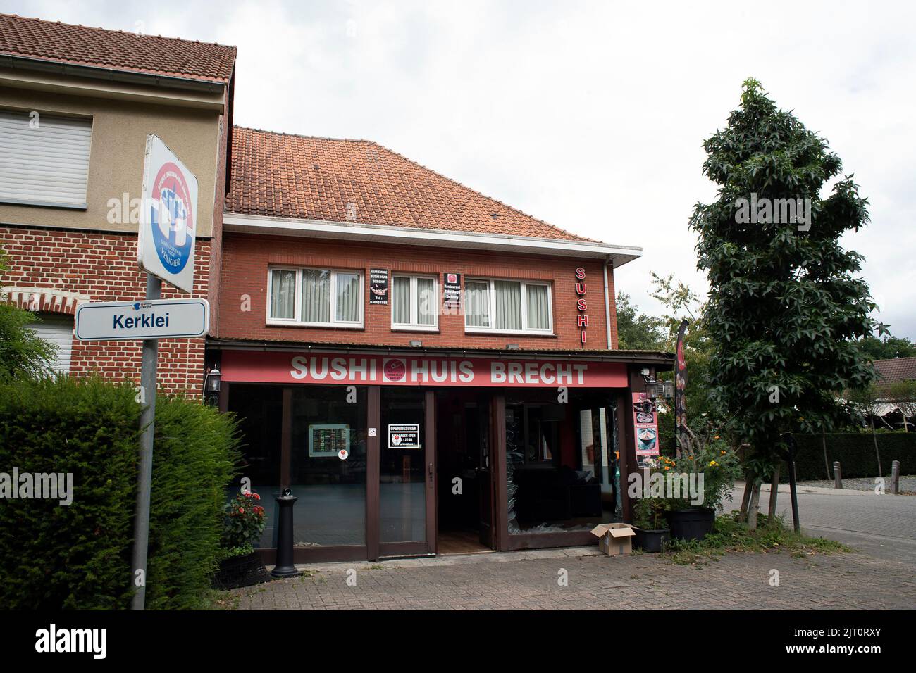 Illustration picture shows the Sushi Huis restaurant in Brecht, after ...