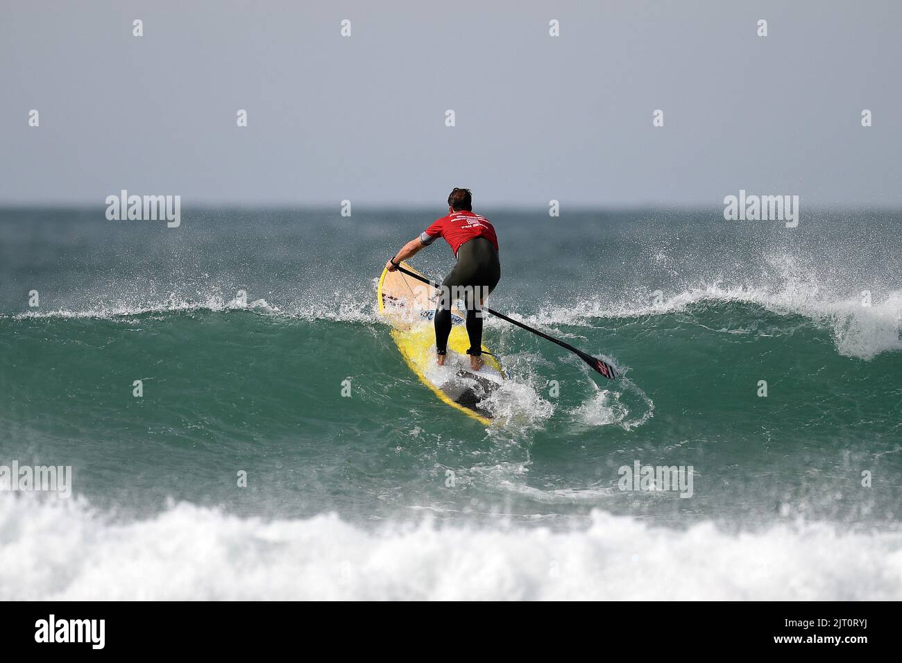 Stand Up Paddle Boarders Stock Photo - Alamy