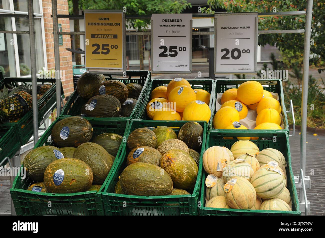 Copenhagen /Denmark/26 August 2022/ High food price in nations grocery ...