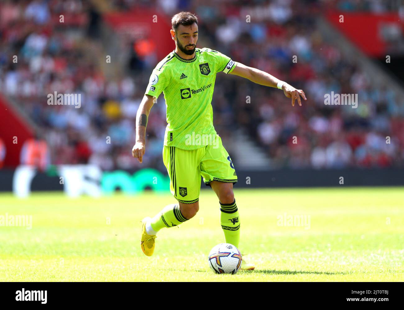 Manchester United's Bruno Fernandes during the Premier League match at ...