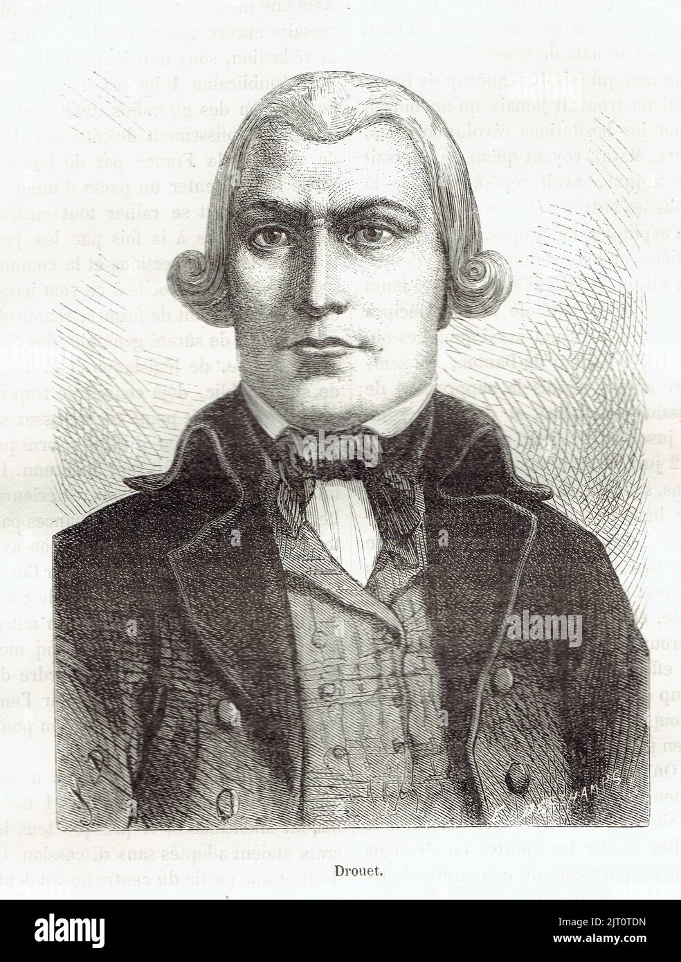 Jean Baptiste Drouet, député à la Convention, sous-préfet Stock Photo ...