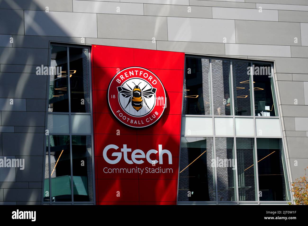 A general view of the stadium ahead of the Premier League match at the ...