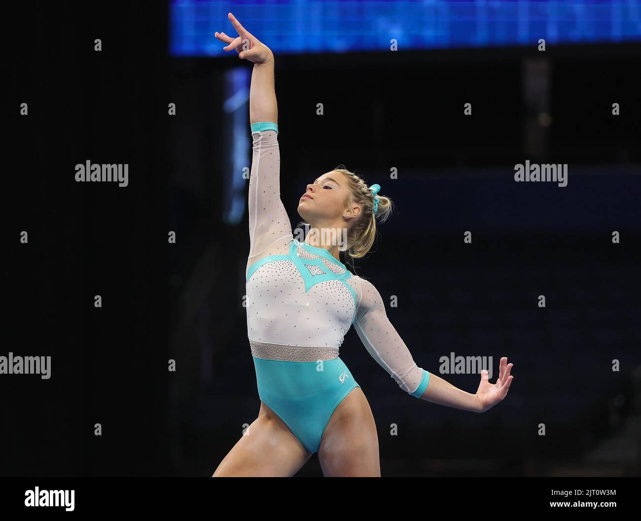 August 21, 2022: Charlotte Booth of Brady Johnson's competes on the ...