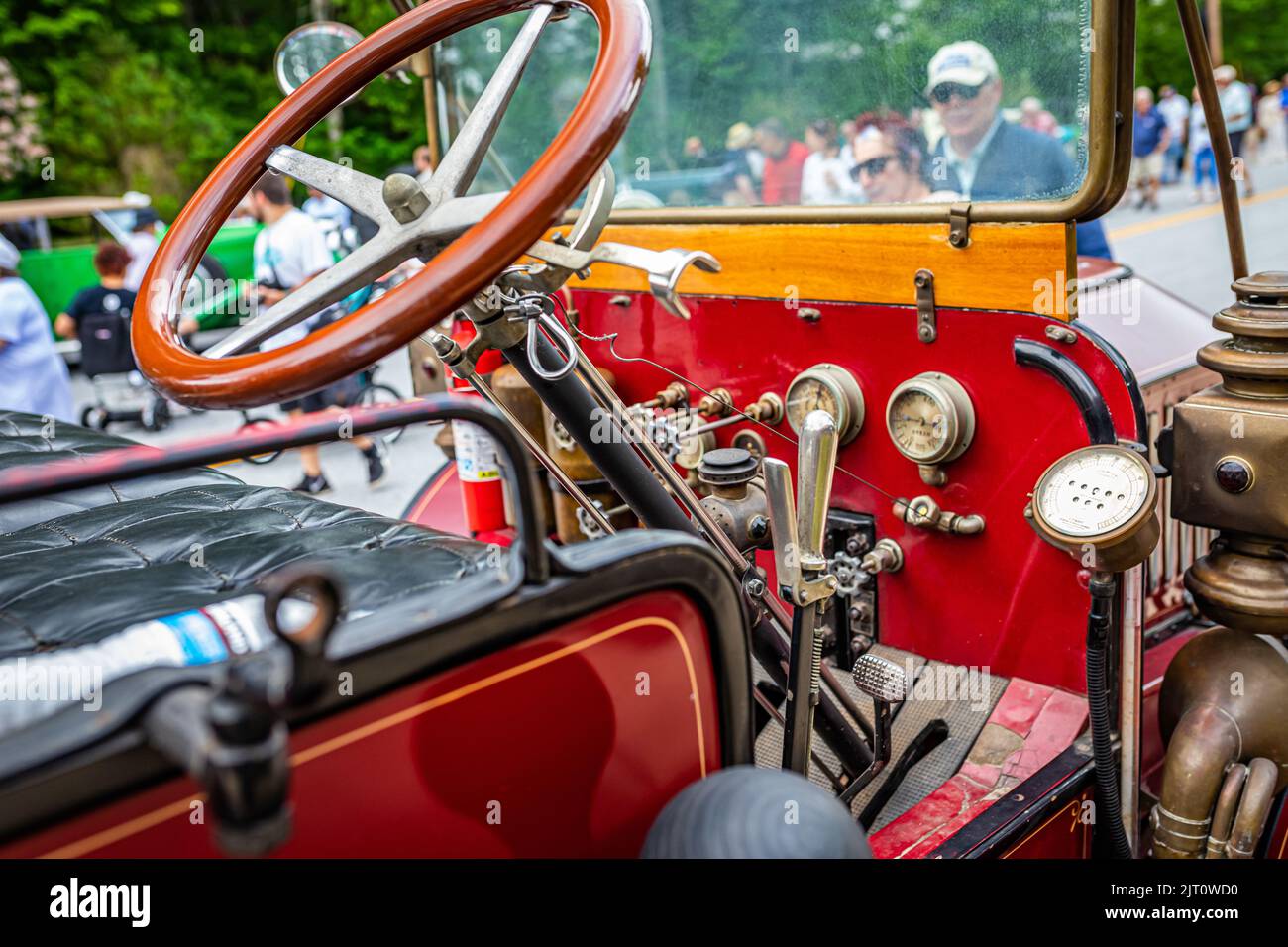 Highlands, NC - June 11, 2022: Close up detailed interior view of a ...