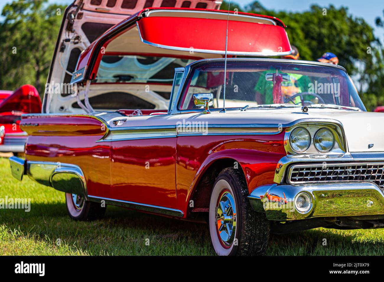 Statesboro, GA - May 17, 2014: 1959 Ford Fairlane 500 Galaxie Skyliner ...
