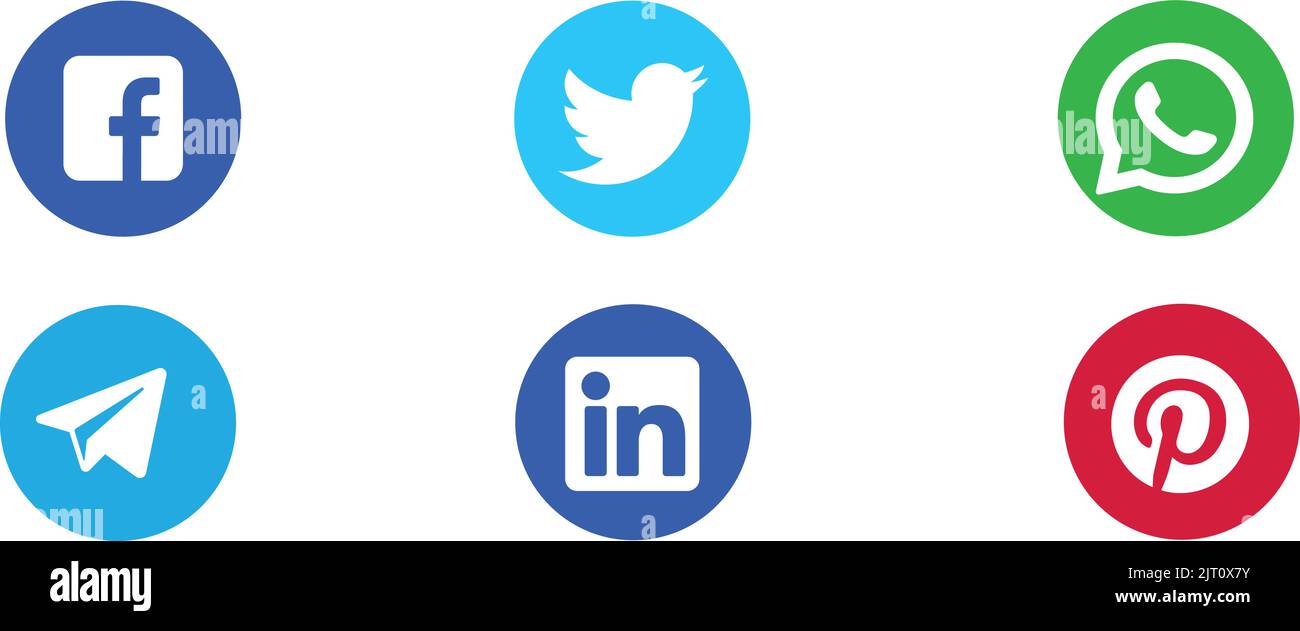 Social Media Icon Circle