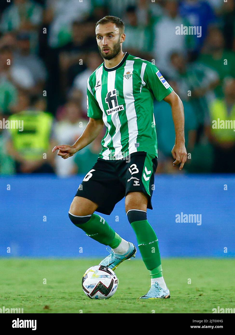 German Pezzella of Real Betis during the La Liga match between Real ...