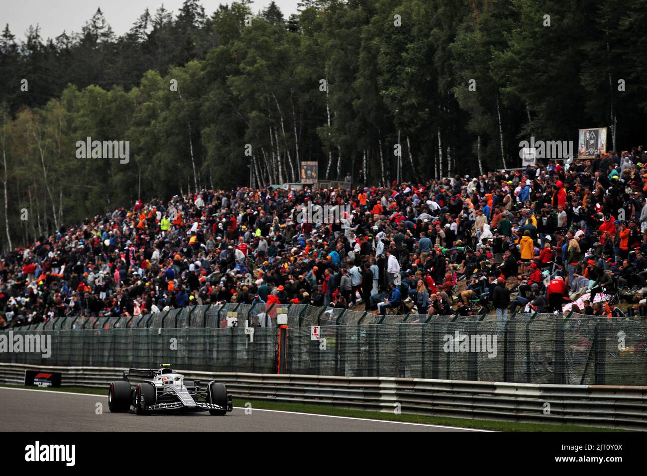 Yuki Tsunoda (JPN) AlphaTauri AT03. Belgian Grand Prix, Saturday 27th ...