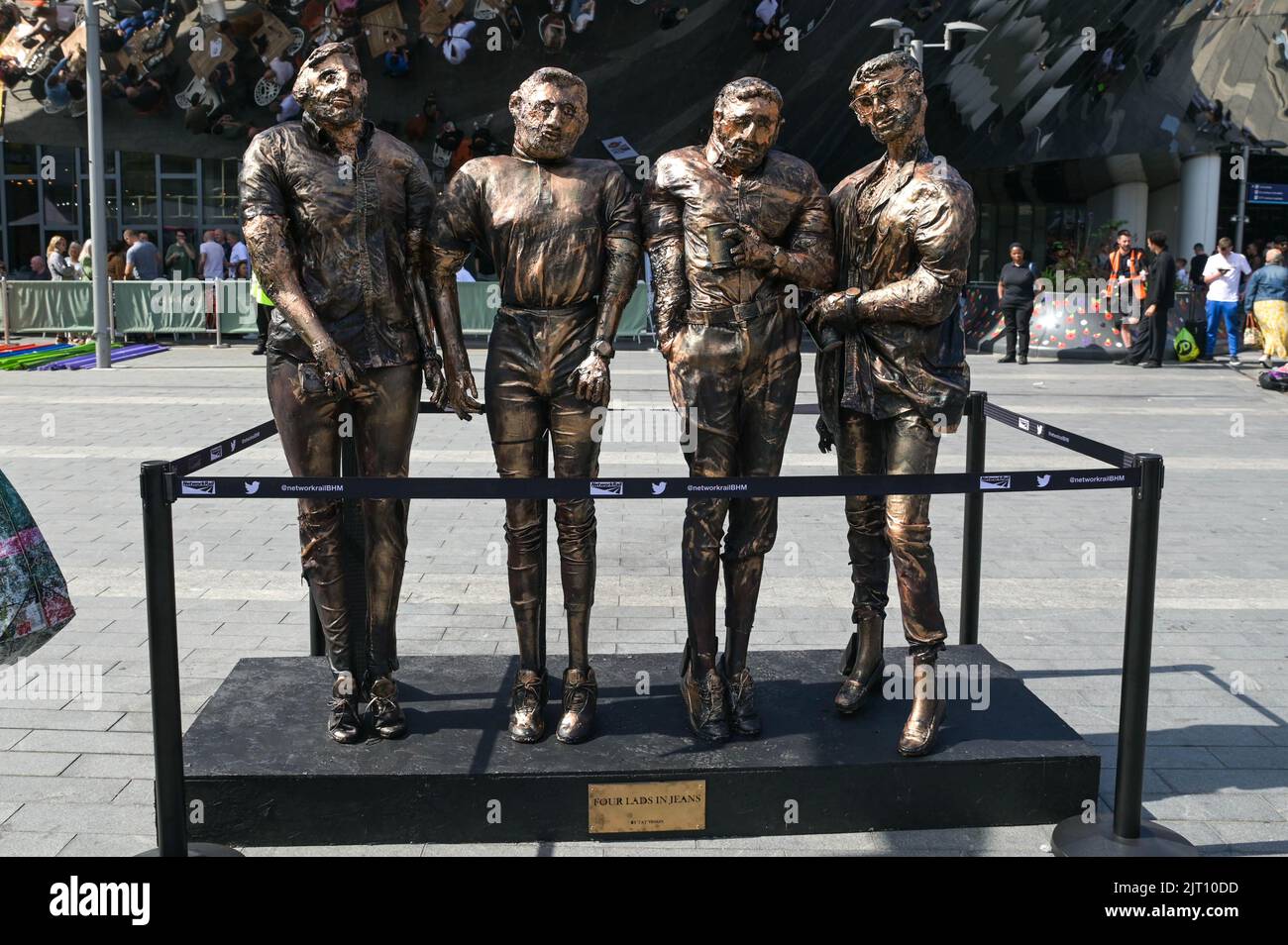 New Street Station, Birmingham August 27th 2022 - The statue of ‘Four ...