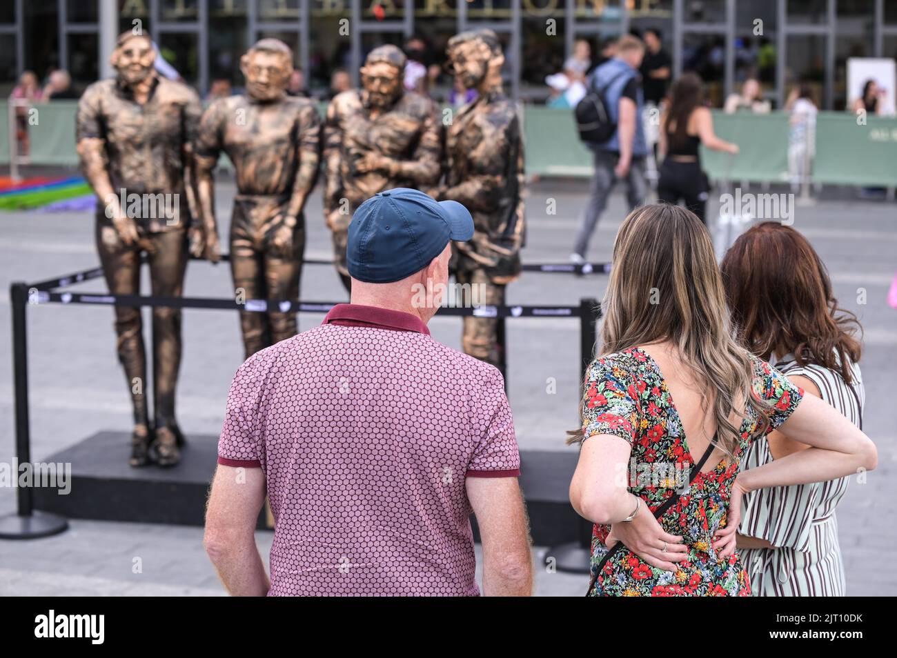 New Street Station, Birmingham August 27th 2022 - The statue of ‘Four ...