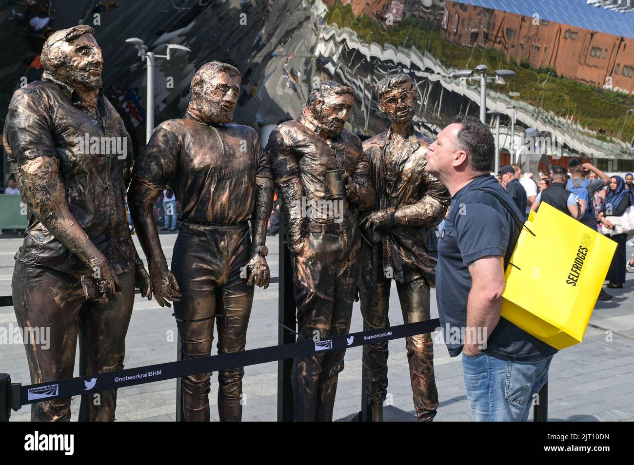 New Street Station, Birmingham August 27th 2022 - The statue of ‘Four ...