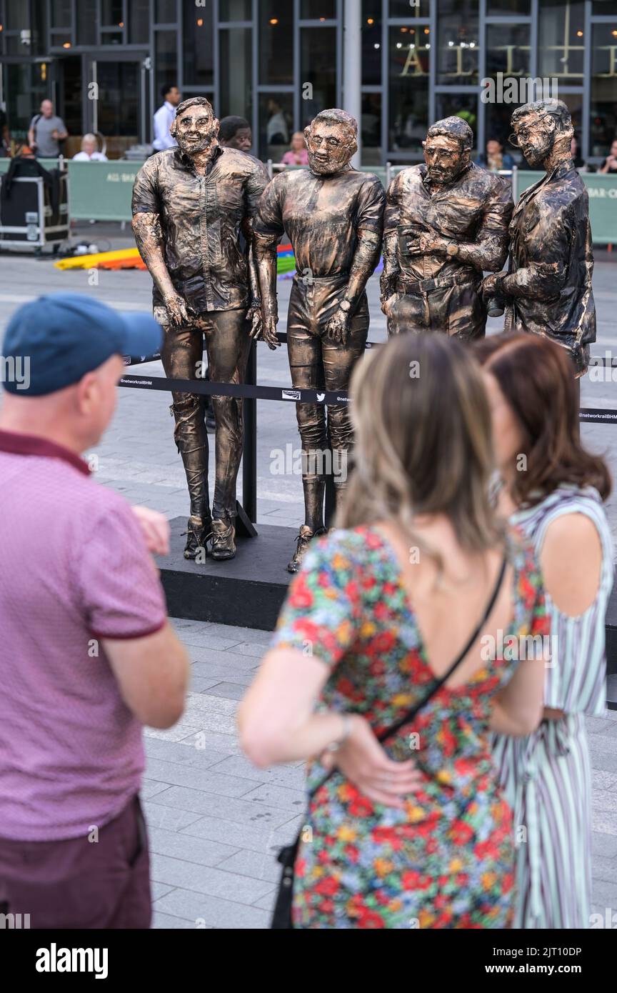 New Street Station, Birmingham August 27th 2022 - The statue of ‘Four ...
