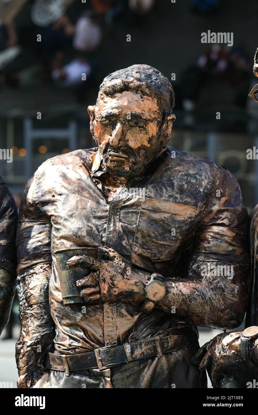 New Street Station, Birmingham August 27th 2022 - The Statue of Jamie ...