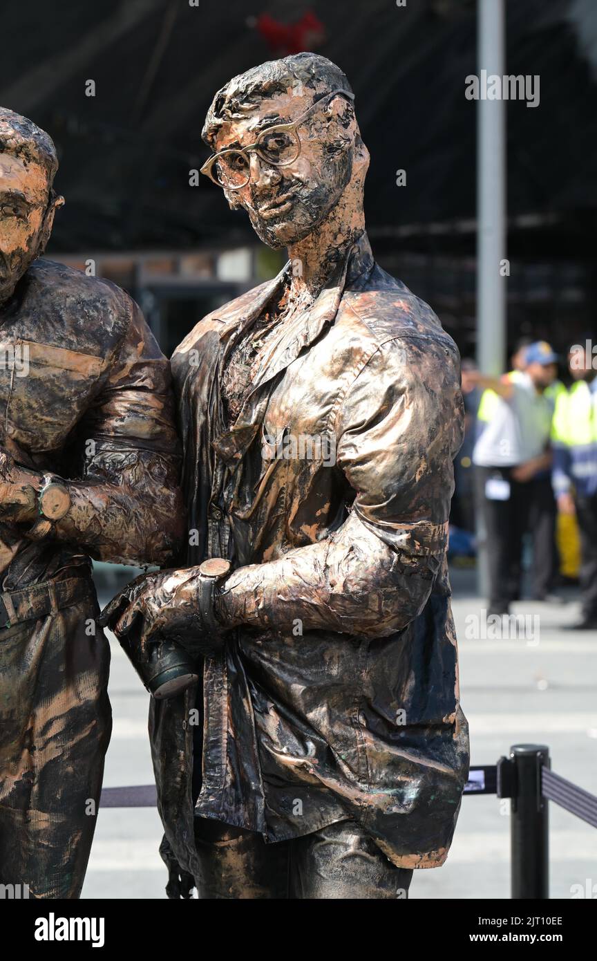 New Street Station, Birmingham August 27th 2022 - The statue of Connor ...
