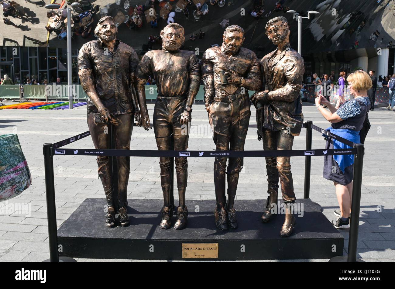 New Street Station, Birmingham August 27th 2022 - The statue of ‘Four ...