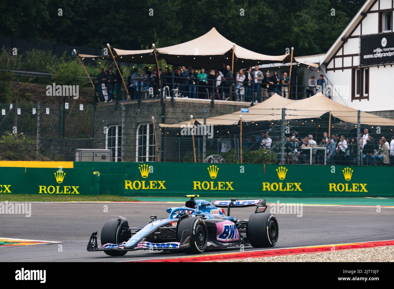 Esteban Ocon (FRA) Alpine F1 Team A522. 27.08.2022. Formula 1 World Championship, Rd 14, Belgian ...