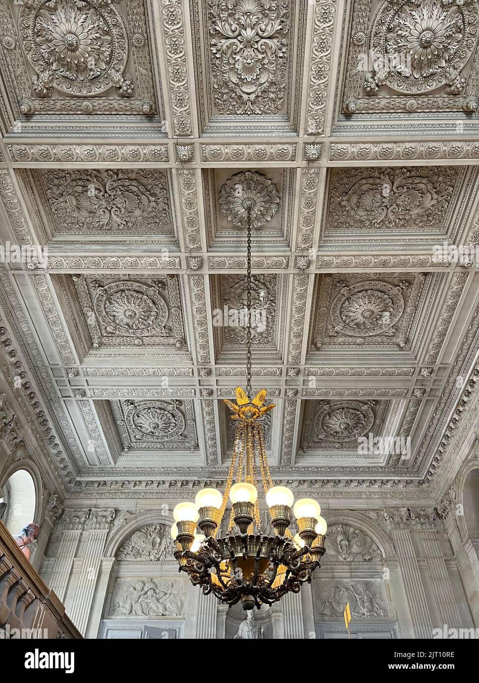 Versailles Castle interiors Stock Photo - Alamy