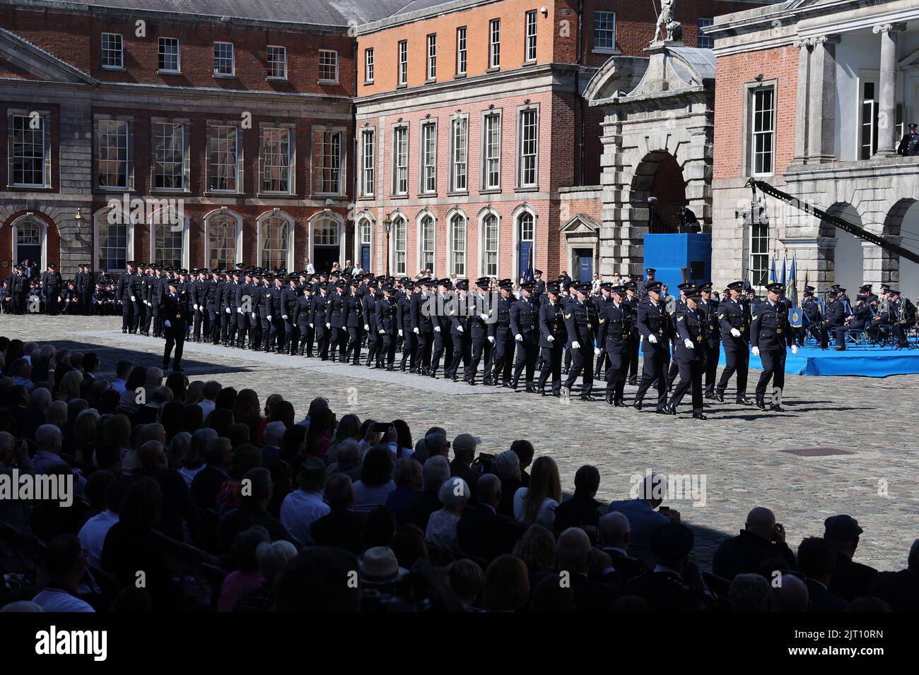 Gardai during a parade in Dublin marking 100 years since the first ...