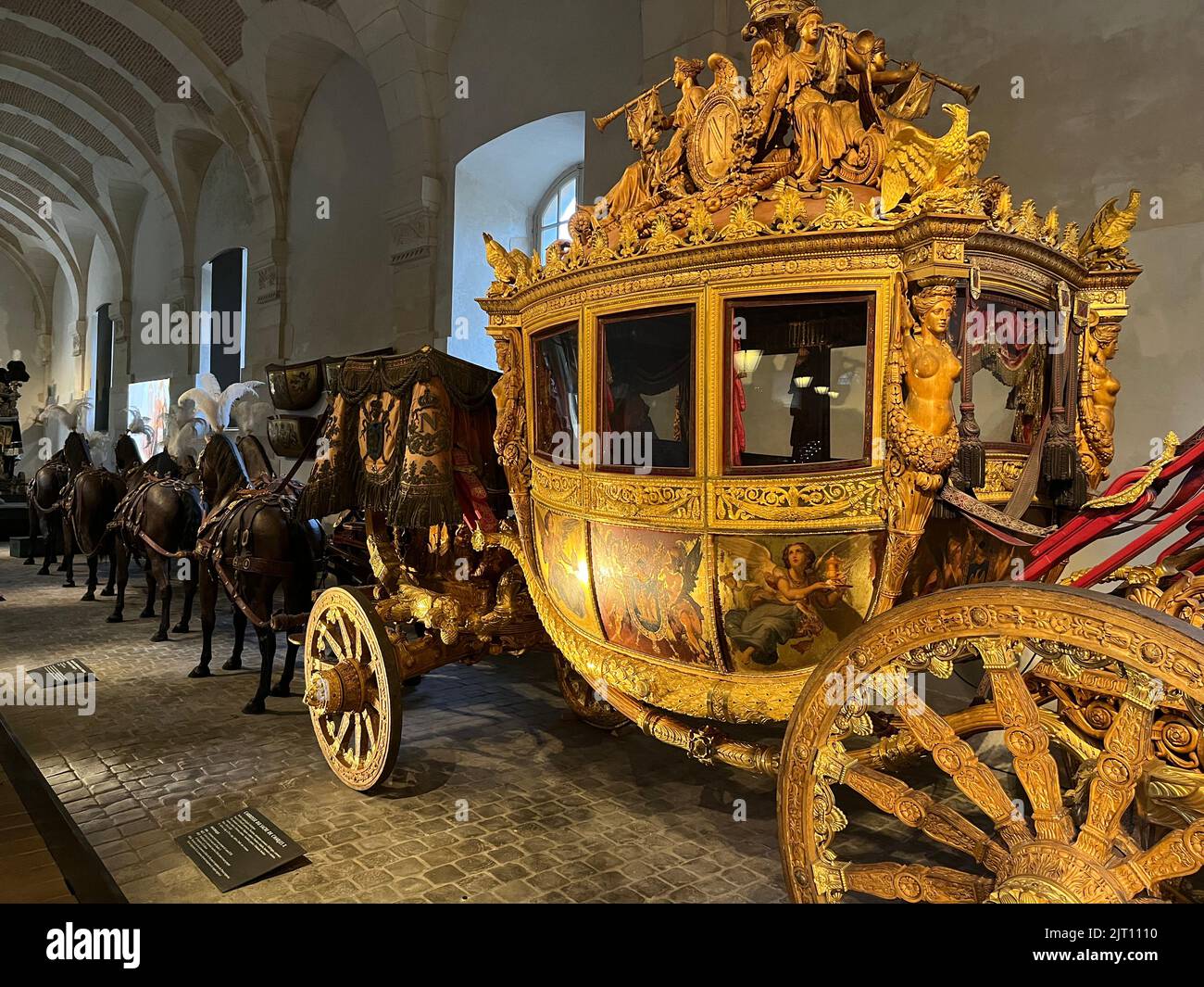 French royal carriage Stock Photo - Alamy