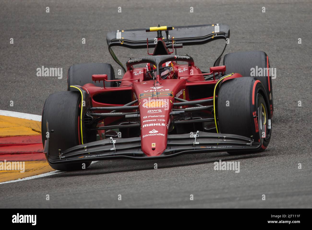 Carlos Sainz Jr (ESP) Ferrari F1-75. 27.08.2022. Formula 1 World Championship, Rd 14, Belgian ...