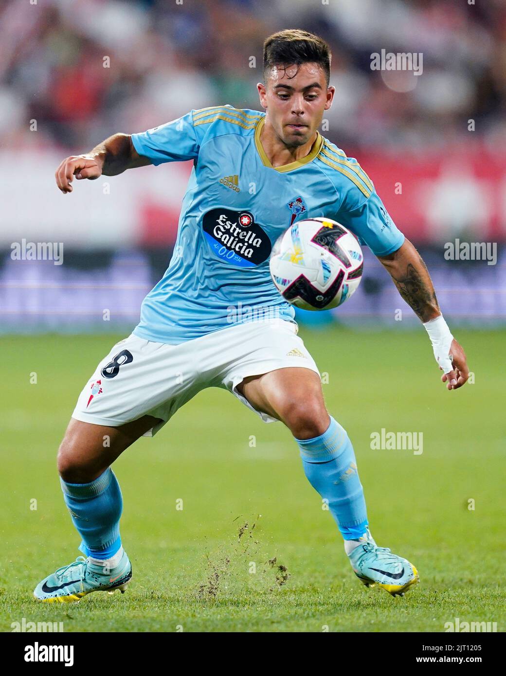 Fran Beltran of RC Celta during the La Liga match between Girona FC and ...