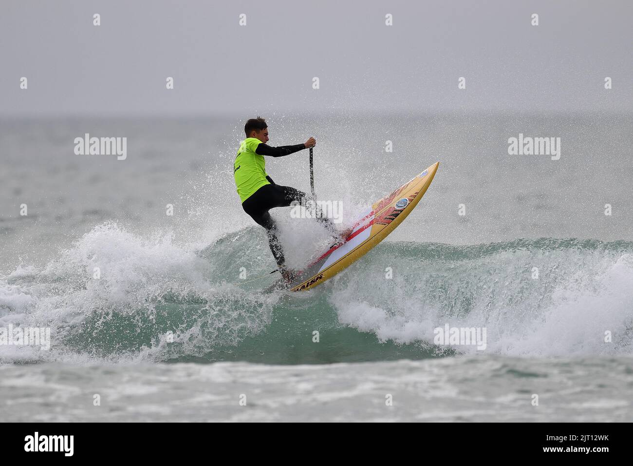 Stand Up Paddle Boarders Stock Photo - Alamy