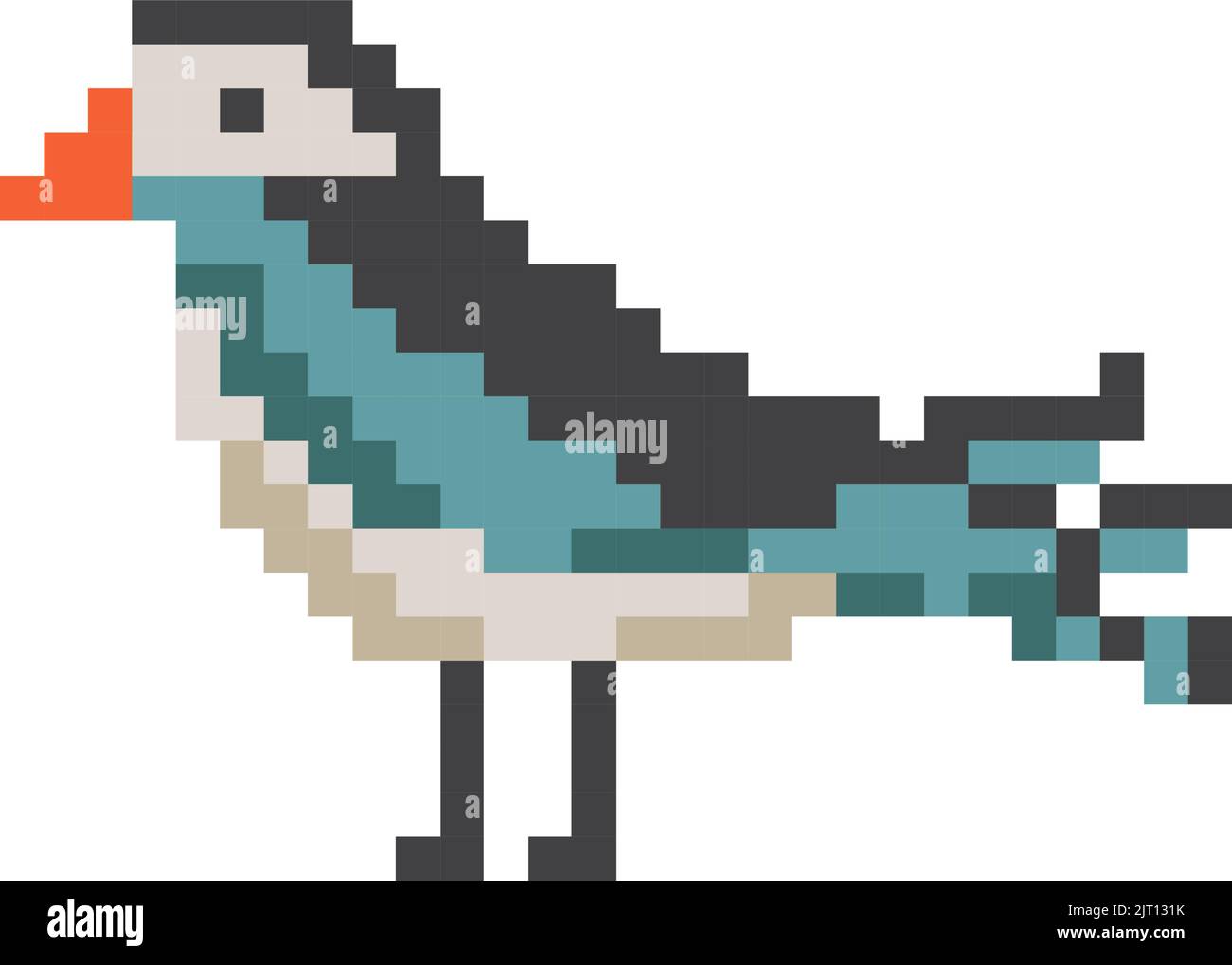 bird pixel art style icon Stock Vector Image & Art - Alamy