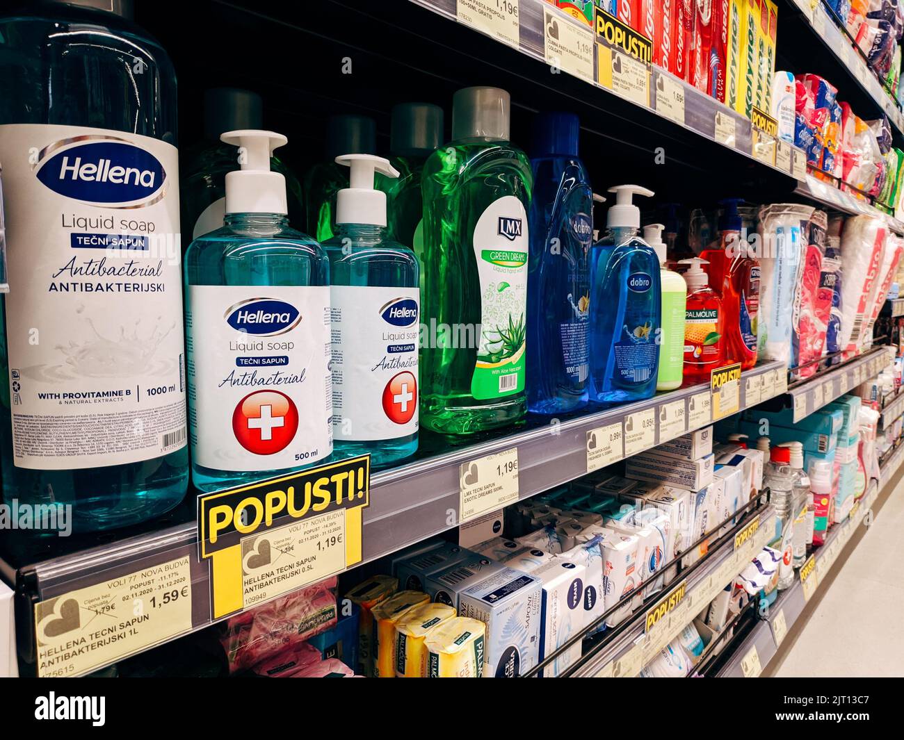 Hand soap supermarket hi-res stock photography and images - Alamy