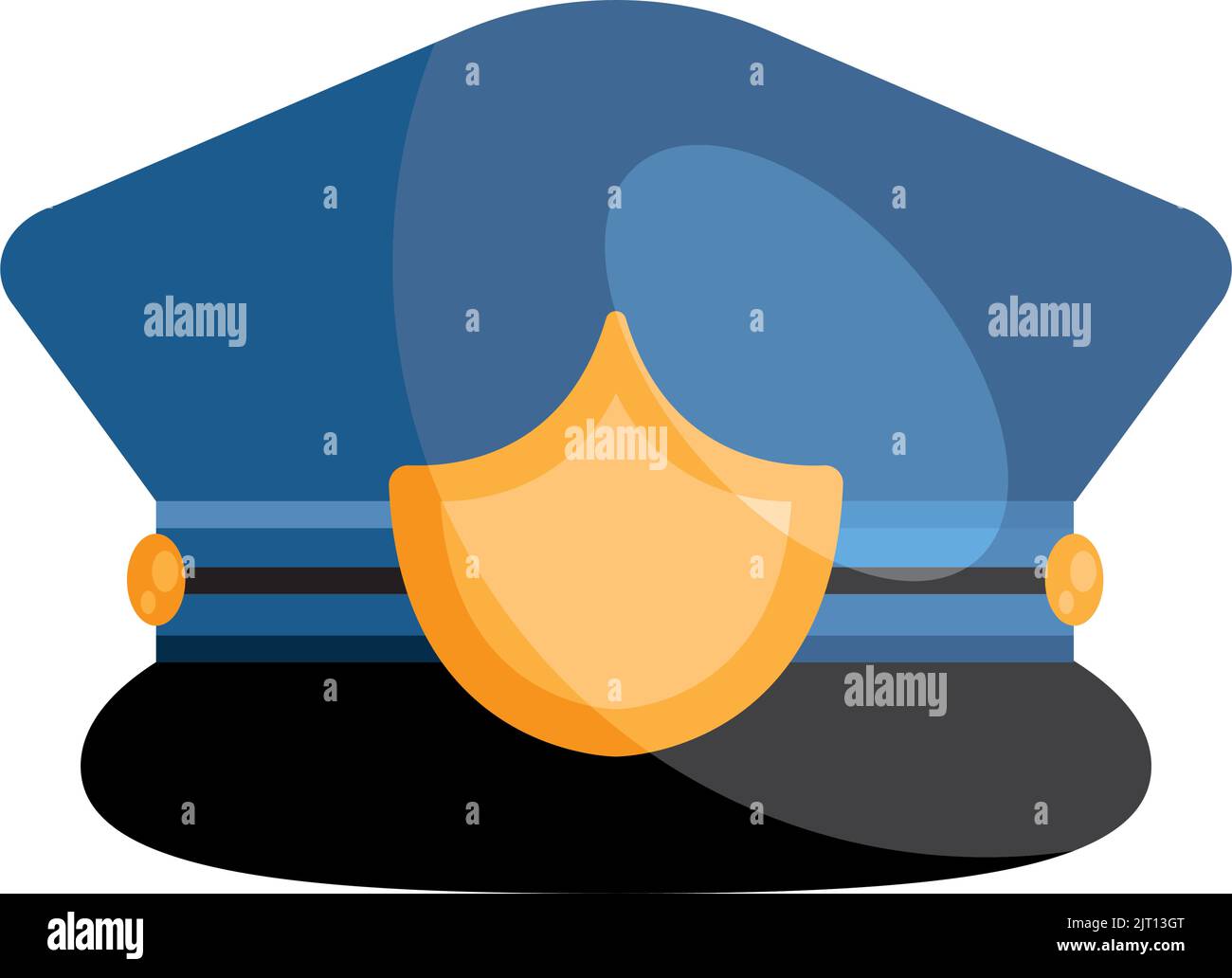 police officer hat with shield Stock Vector Image & Art - Alamy
