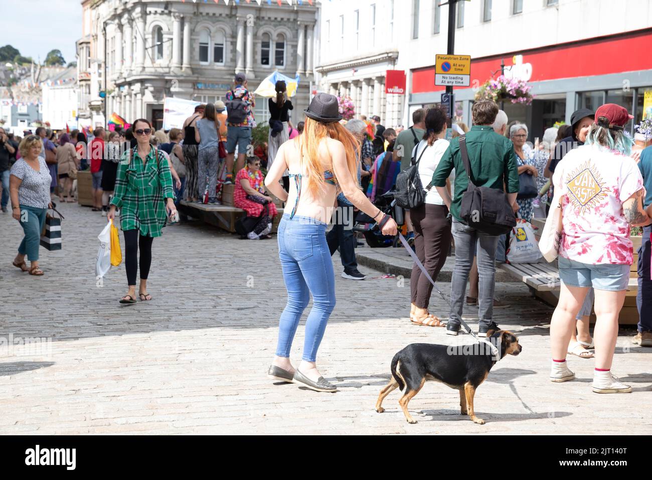 Truro, UK. 27th Aug, 2022. CORNWALL PRIDE is back! It's the 50th ...