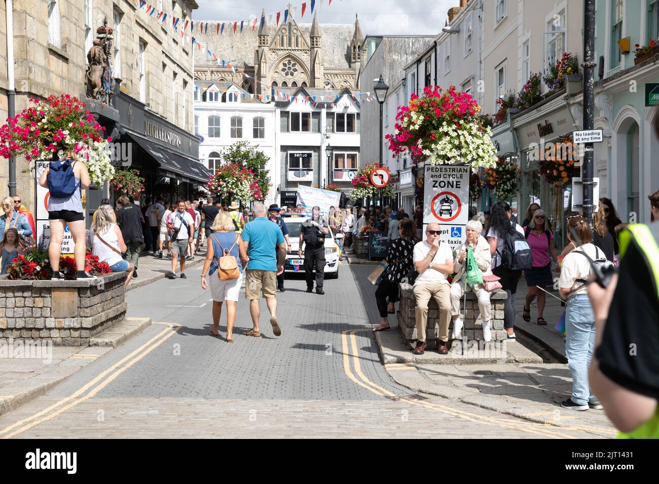 Truro, UK. 27th Aug, 2022. CORNWALL PRIDE is back! It's the 50th ...