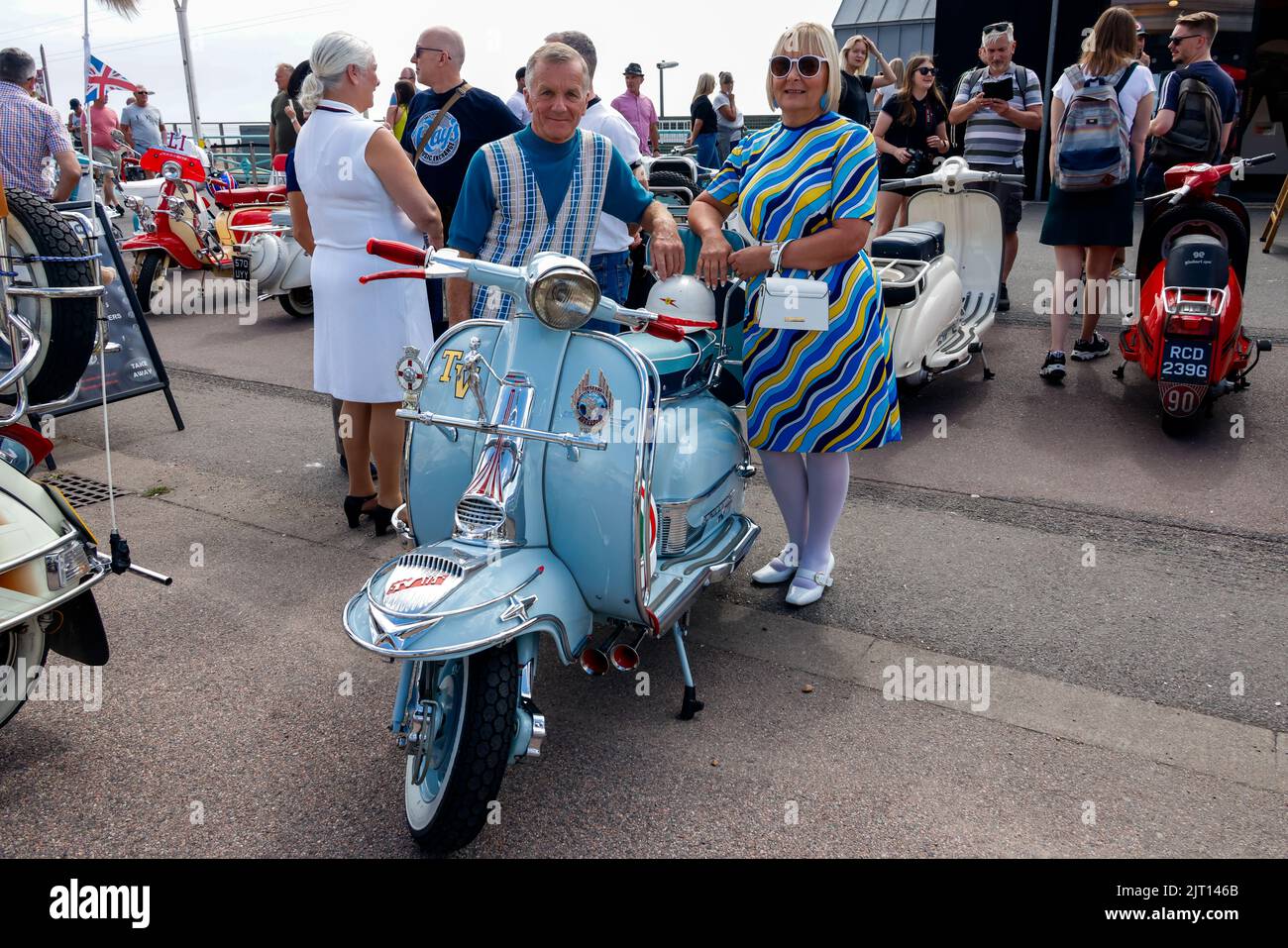 Vintage lambretta tv175 hi-res stock photography and images - Alamy