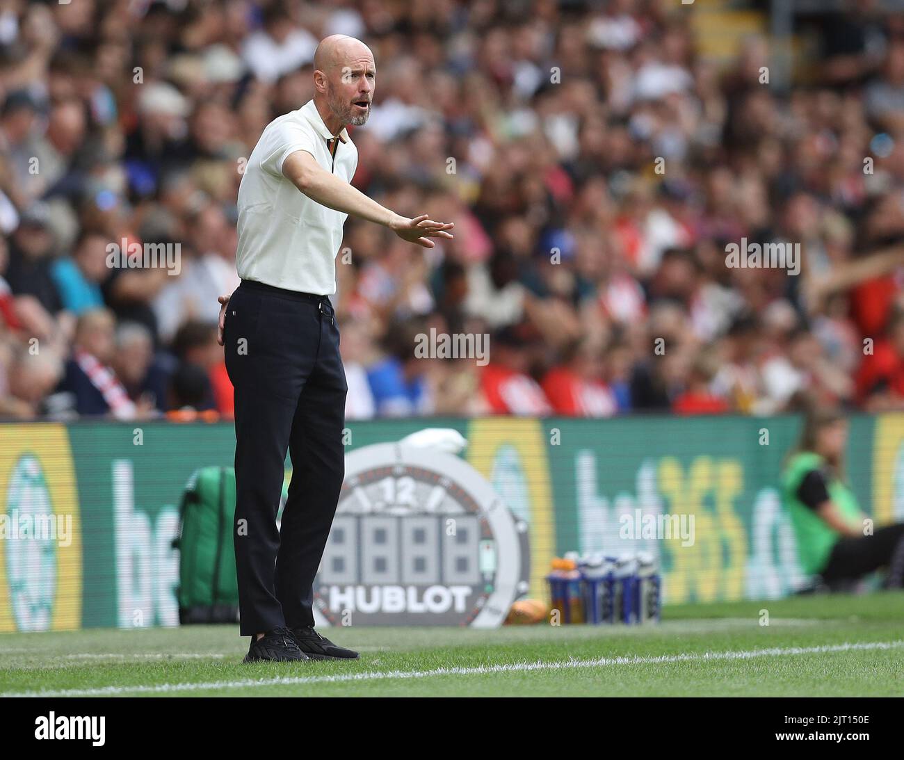 Southampton, England, 27th August 2022. Erik ten Hag, Manager of ...