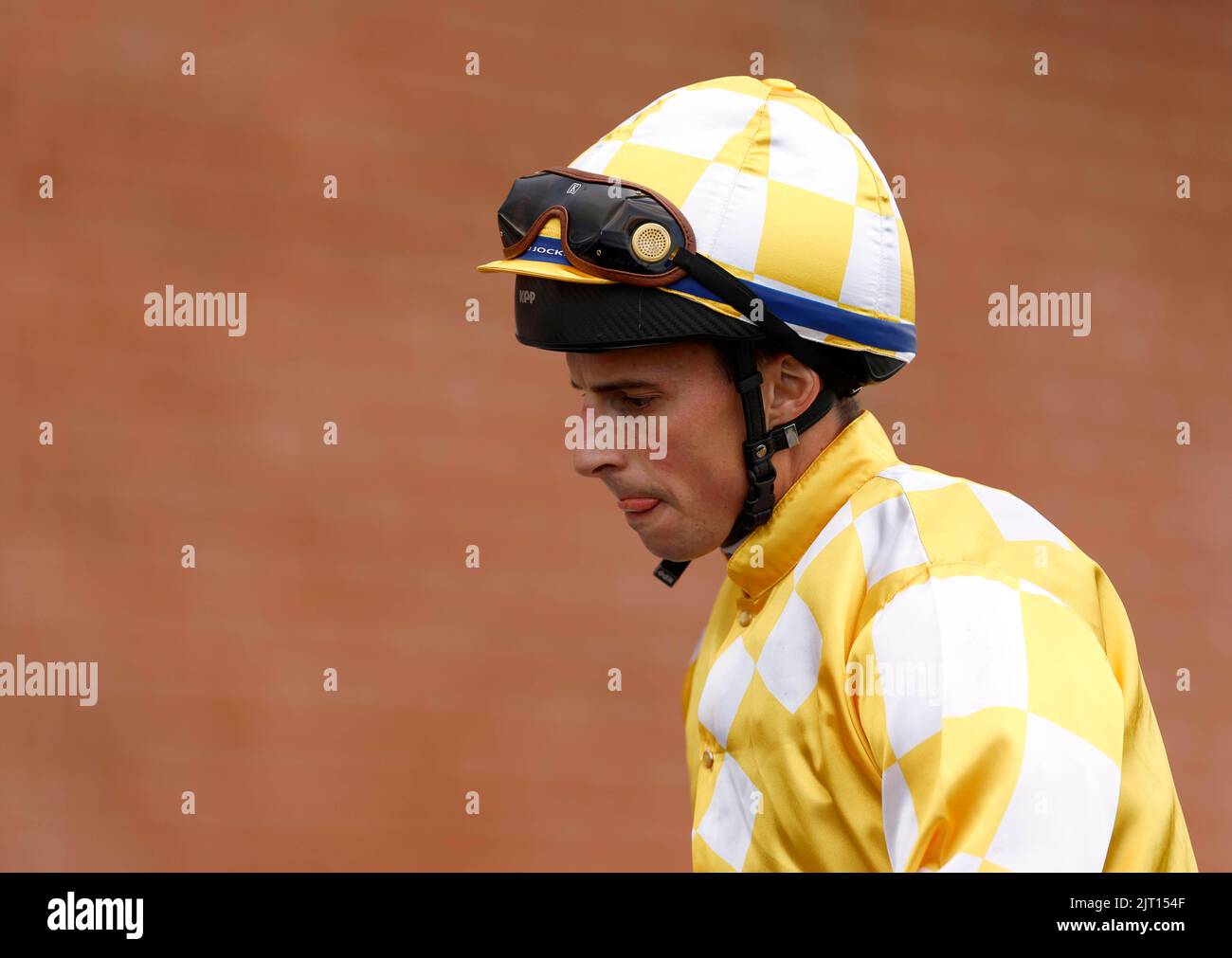 Jockey William Buick after winning the William Hill March Stakes ...