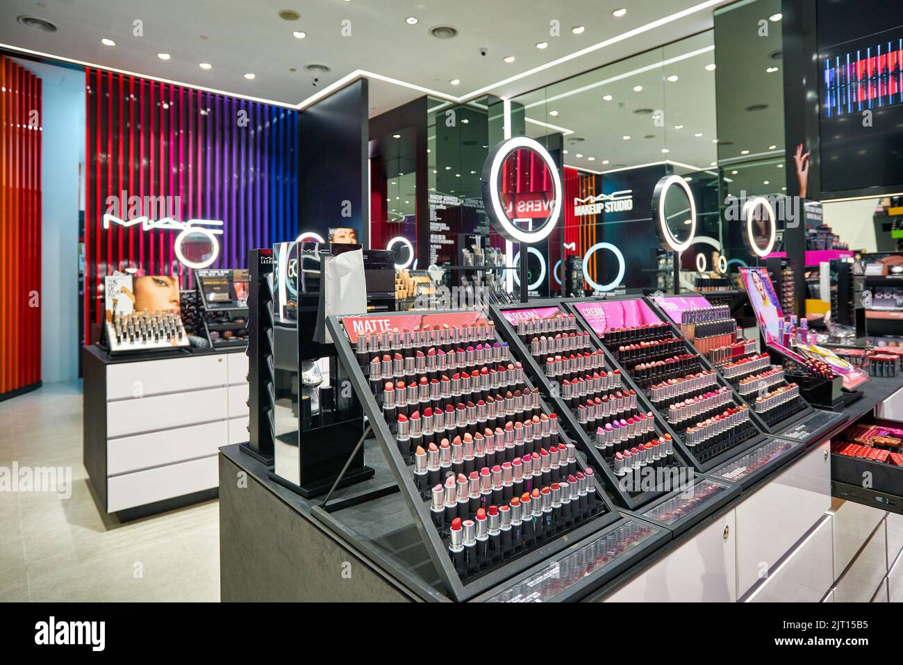 KUALA LUMPUR, MALAYSIA - CIRCA JANUARY, 2020: interior shot of MAC ...