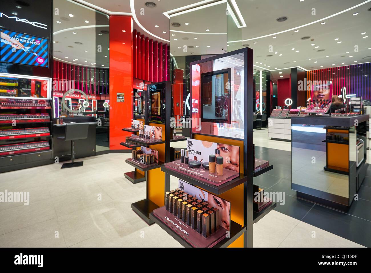 KUALA LUMPUR, MALAYSIA - CIRCA JANUARY, 2020: interior shot of MAC ...