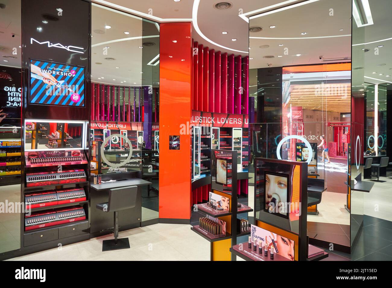 KUALA LUMPUR, MALAYSIA - CIRCA JANUARY, 2020: interior shot of MAC ...